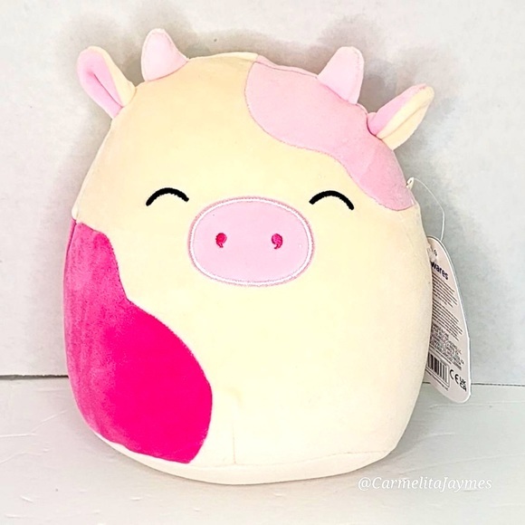 Squishmallows | Toys | Caedyn Pink White Cow Original Squishmallow By ...